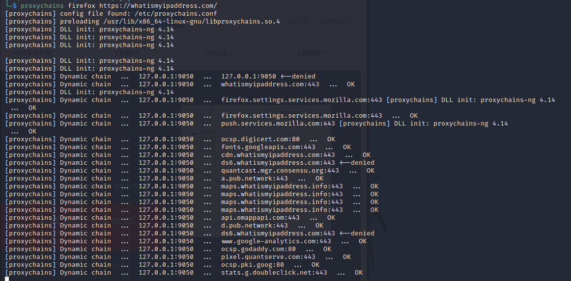 How To Configure Proxychains In Kalilinux Via Terminal Cristian Thous